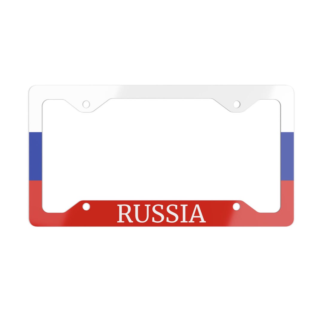 Russian Flag, License Plate Frame, Legal Car Accessory, Legal License ...