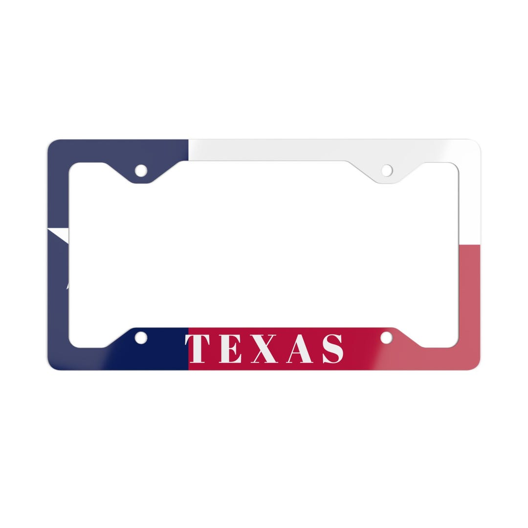 Texas License Plate Frame, Texas, Texan, the Lone Star State, License ...