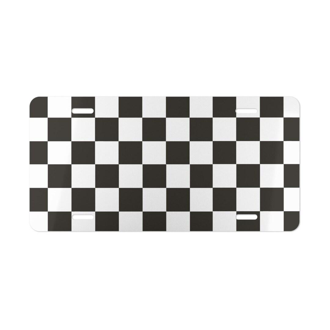 Racing Flag, Checkered Flag, License Plate, Race, NASCAR, Formula 1 ...