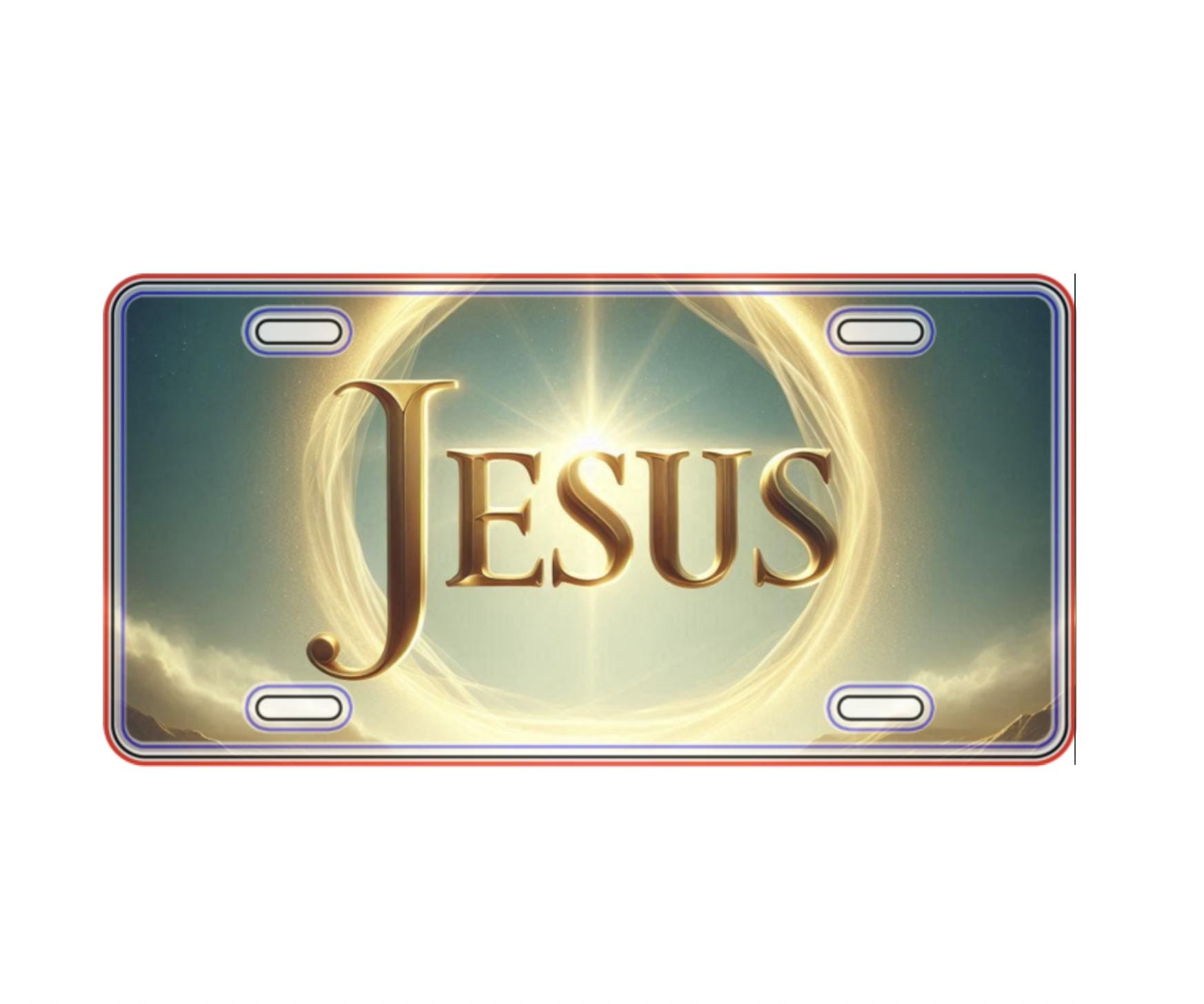 Jesus License Plate, Christian Vanity Tag, Christian Specialty Plate ...