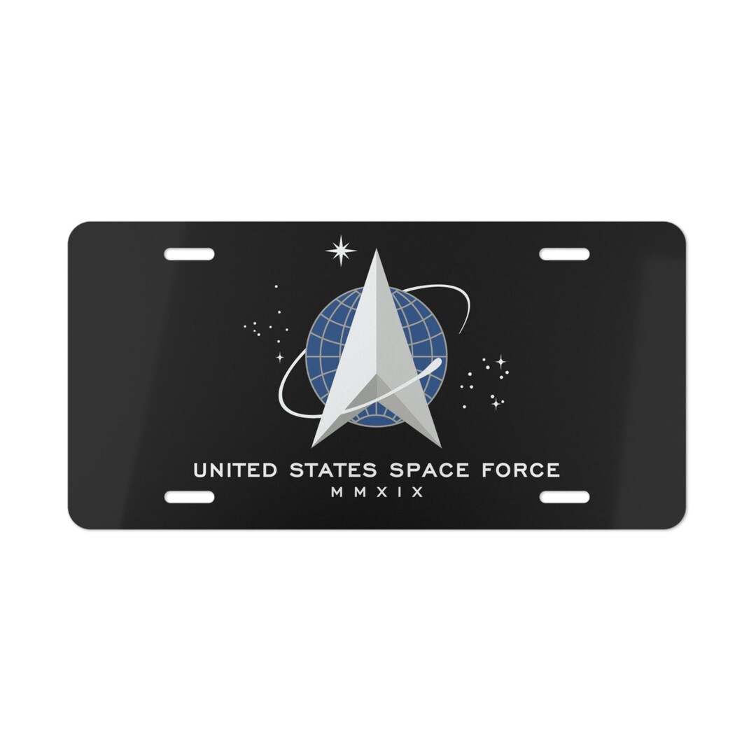 Space Force License Plate, U.S. Space Force License, Guardian, Military ...