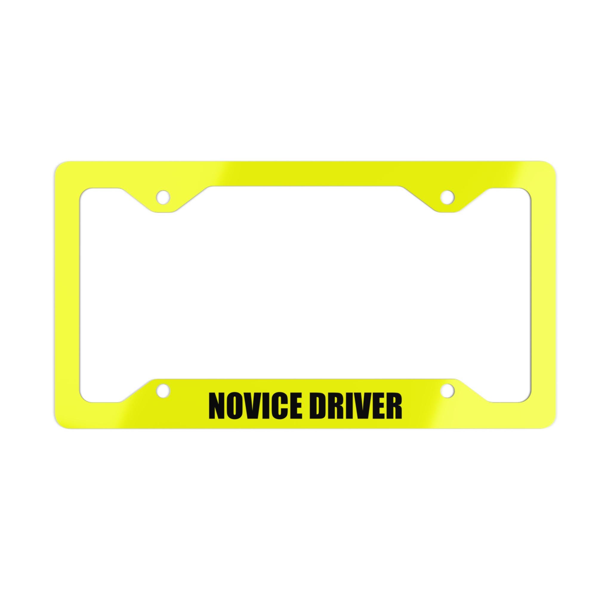 Novice Driver License Plate Holder, Novice Driver Sign, License Plate ...
