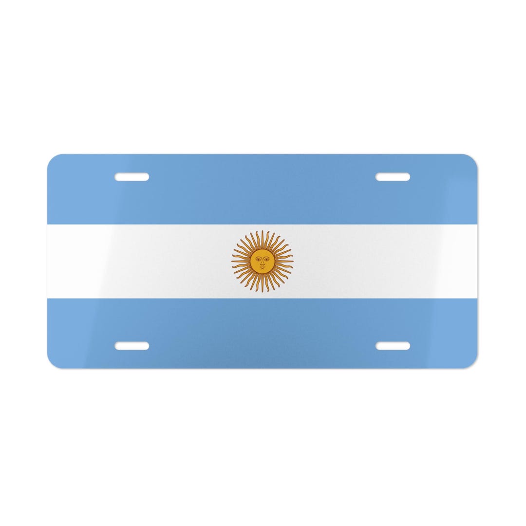 Car Decor Argentina, License Plate Argentina, Argentine Flag, License ...