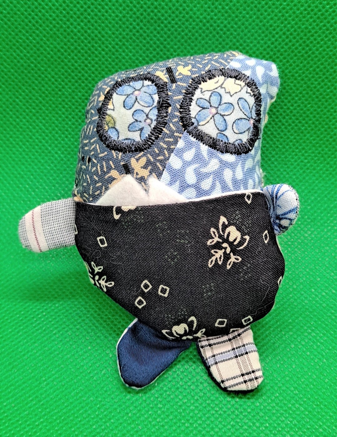 Scrappy Blue Monster Plush Stuffed Toy - Etsy