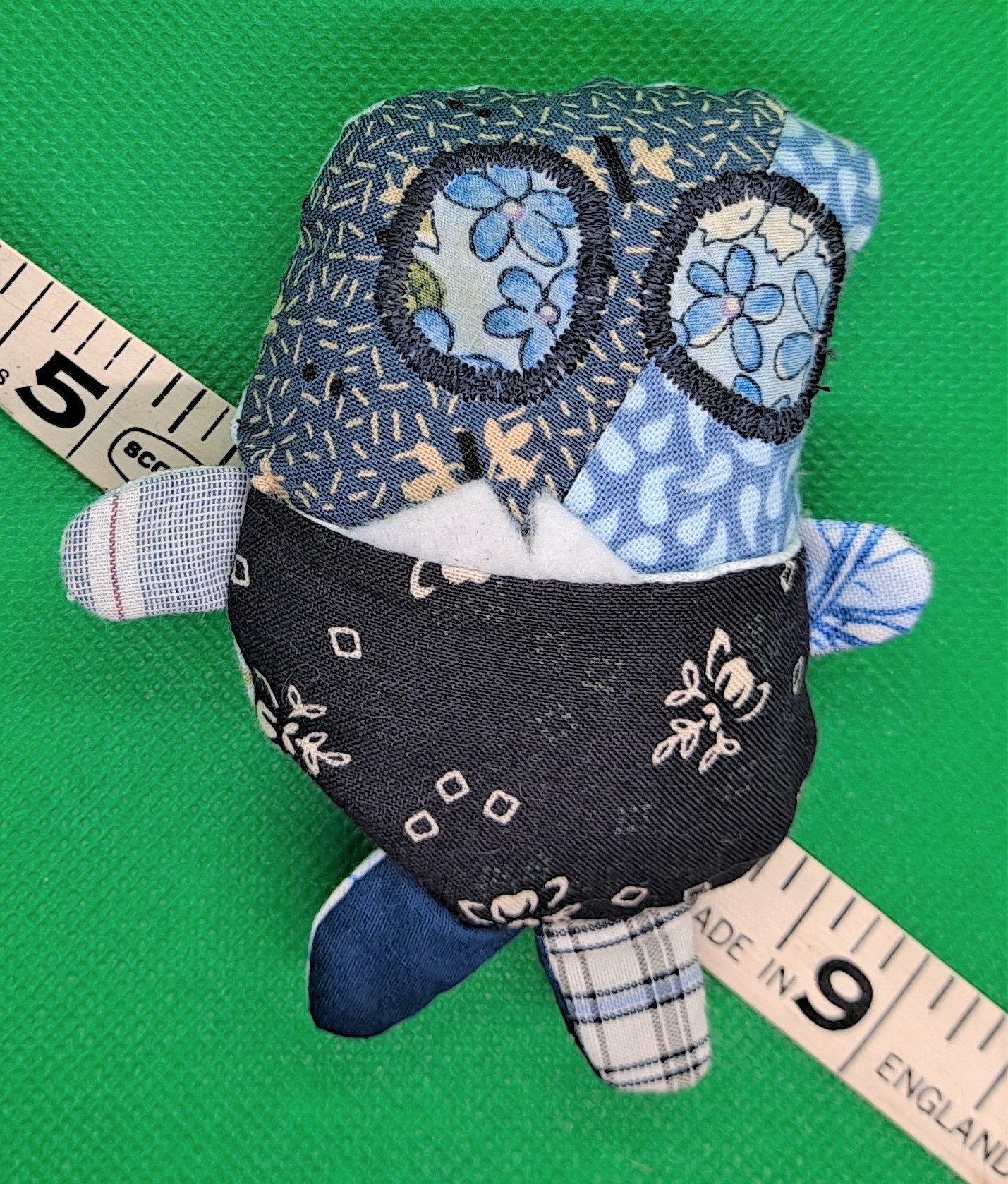 Scrappy Blue Monster Plush Stuffed Toy - Etsy
