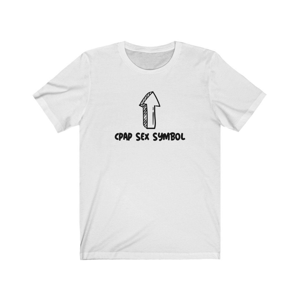 CPAP Sex Symbol Funny CPAP T-shirt Snoring Sleep Apnea Gifts Jersey ...