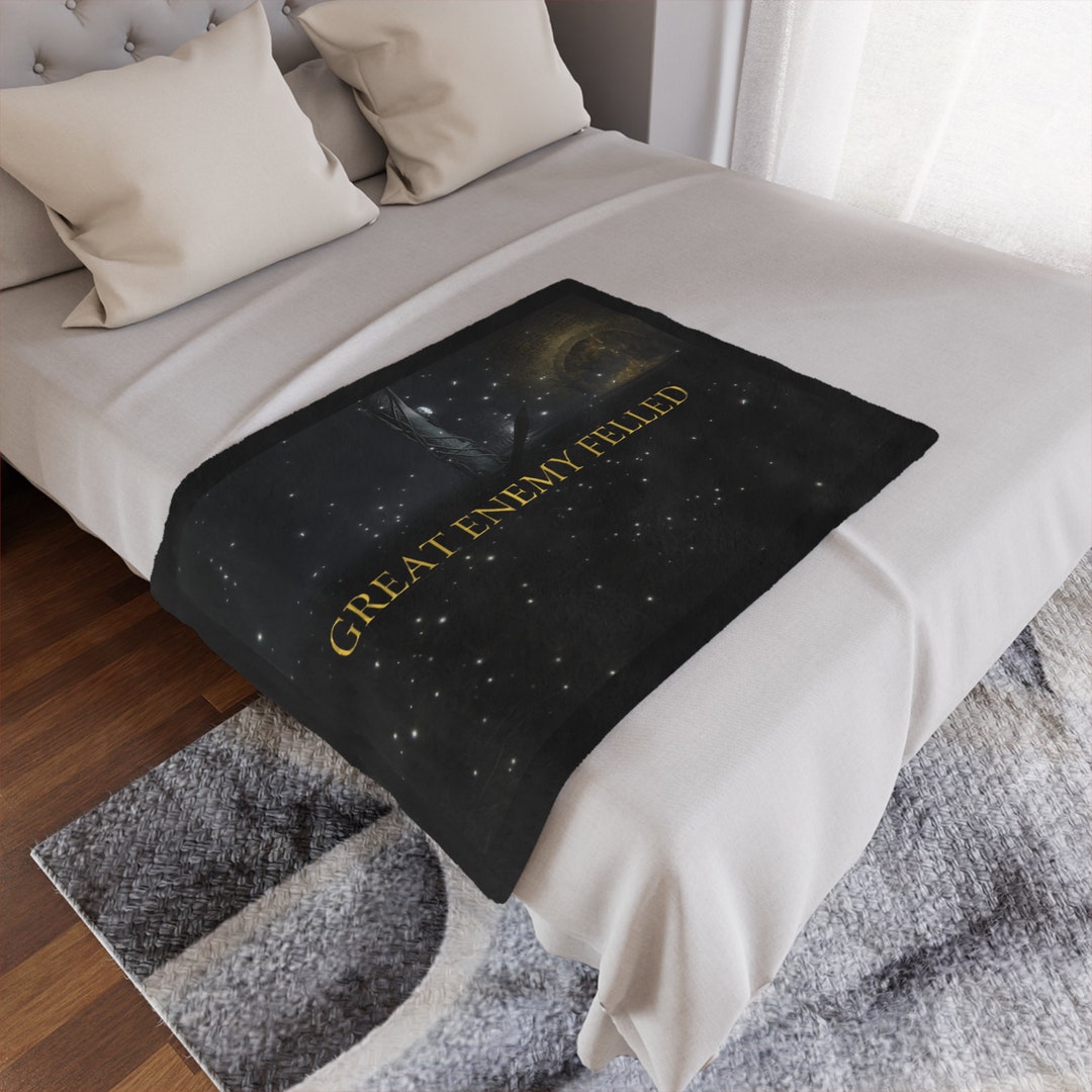Elden Ring Minky Blanket Great Enemy Felled Elden Ring Minky Blanket - Etsy