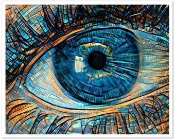 Eye Iris Art Print - Etsy