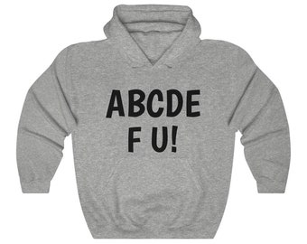 Abcde Fu Sweatshirt | Etsy