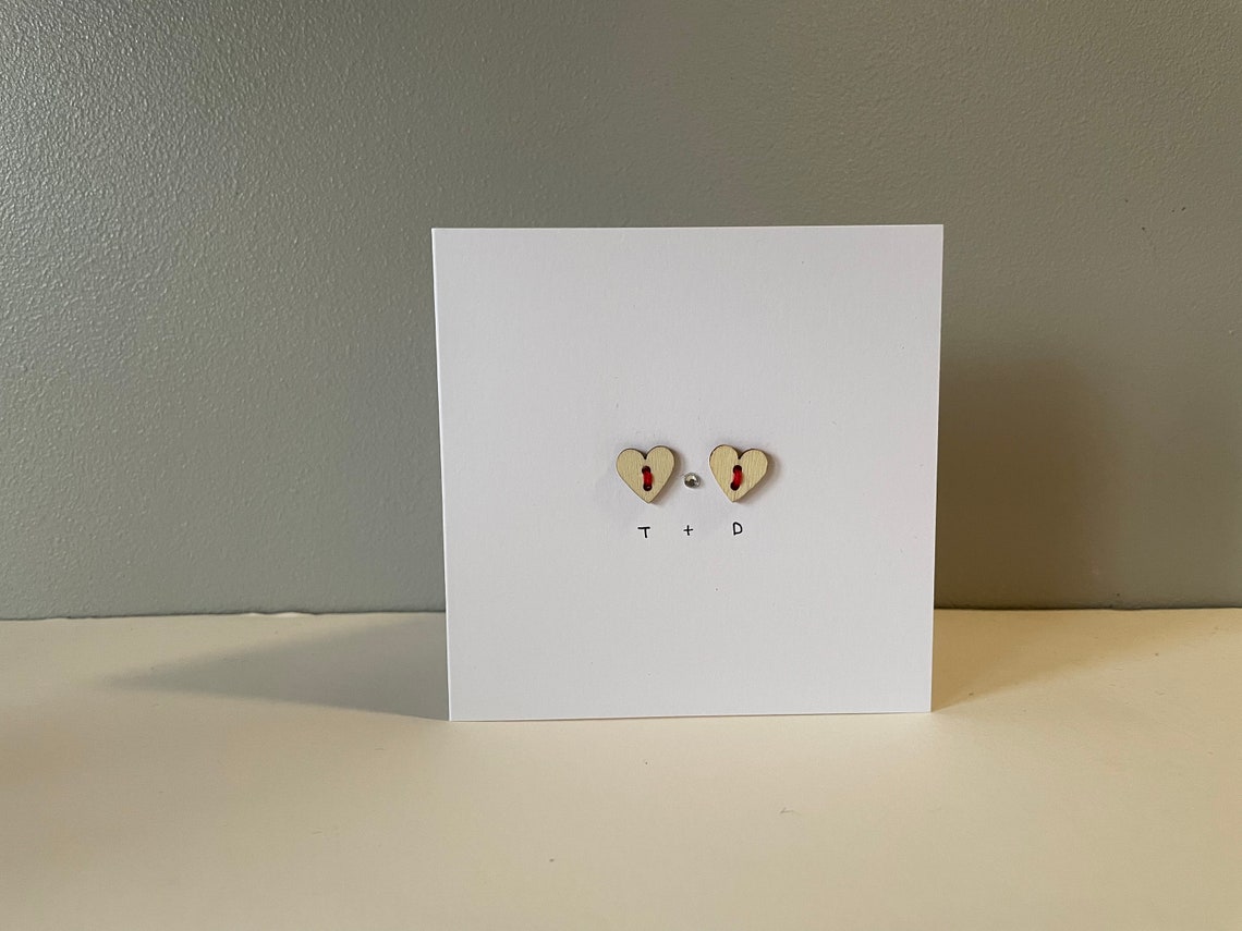 Mini Heart Personalised Handmade Luxury Valentines Day Mini Love ...