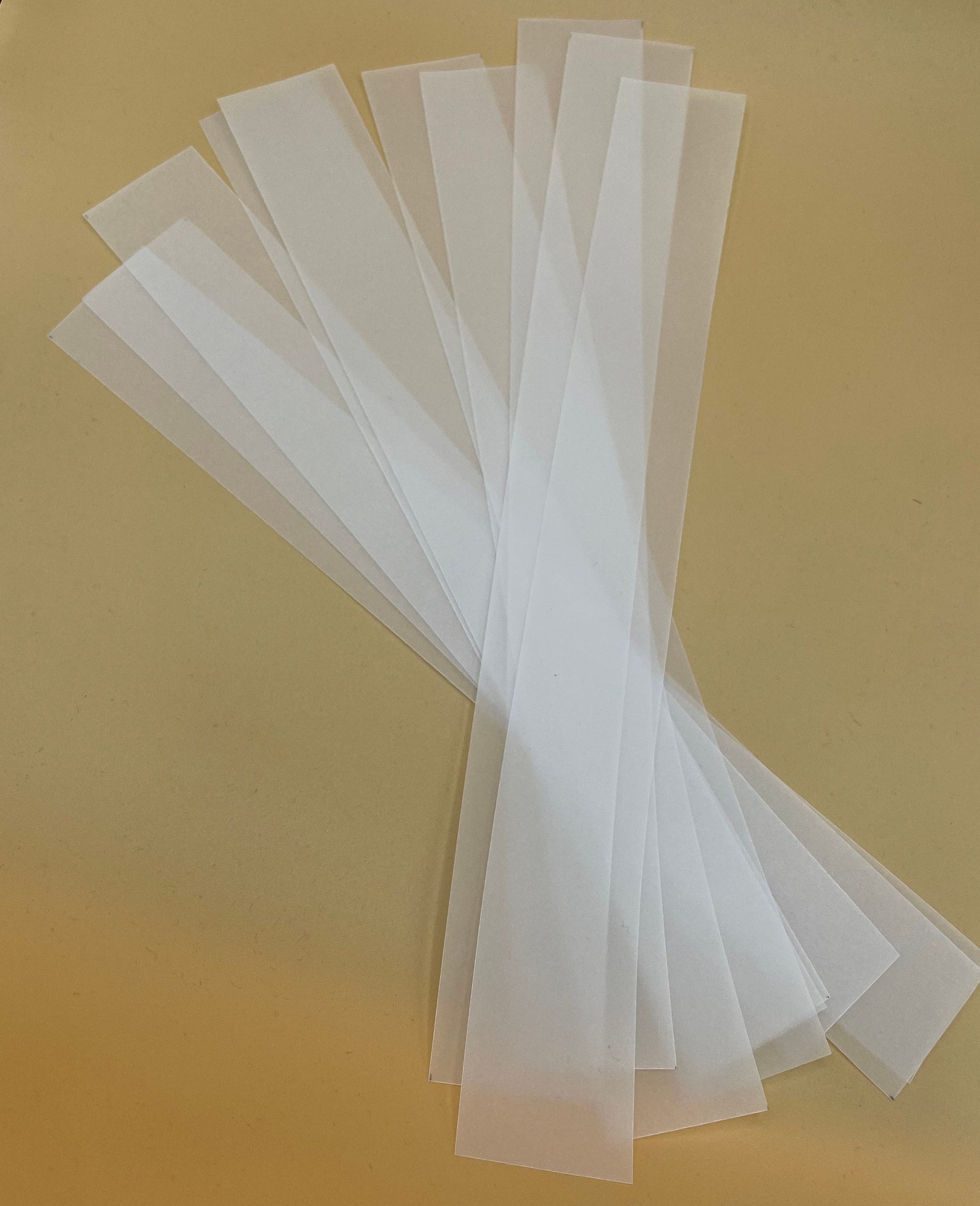 Flat A6 Invite Vellum Belly Bands, Vellum Wraps A6 Wedding Invitation ...
