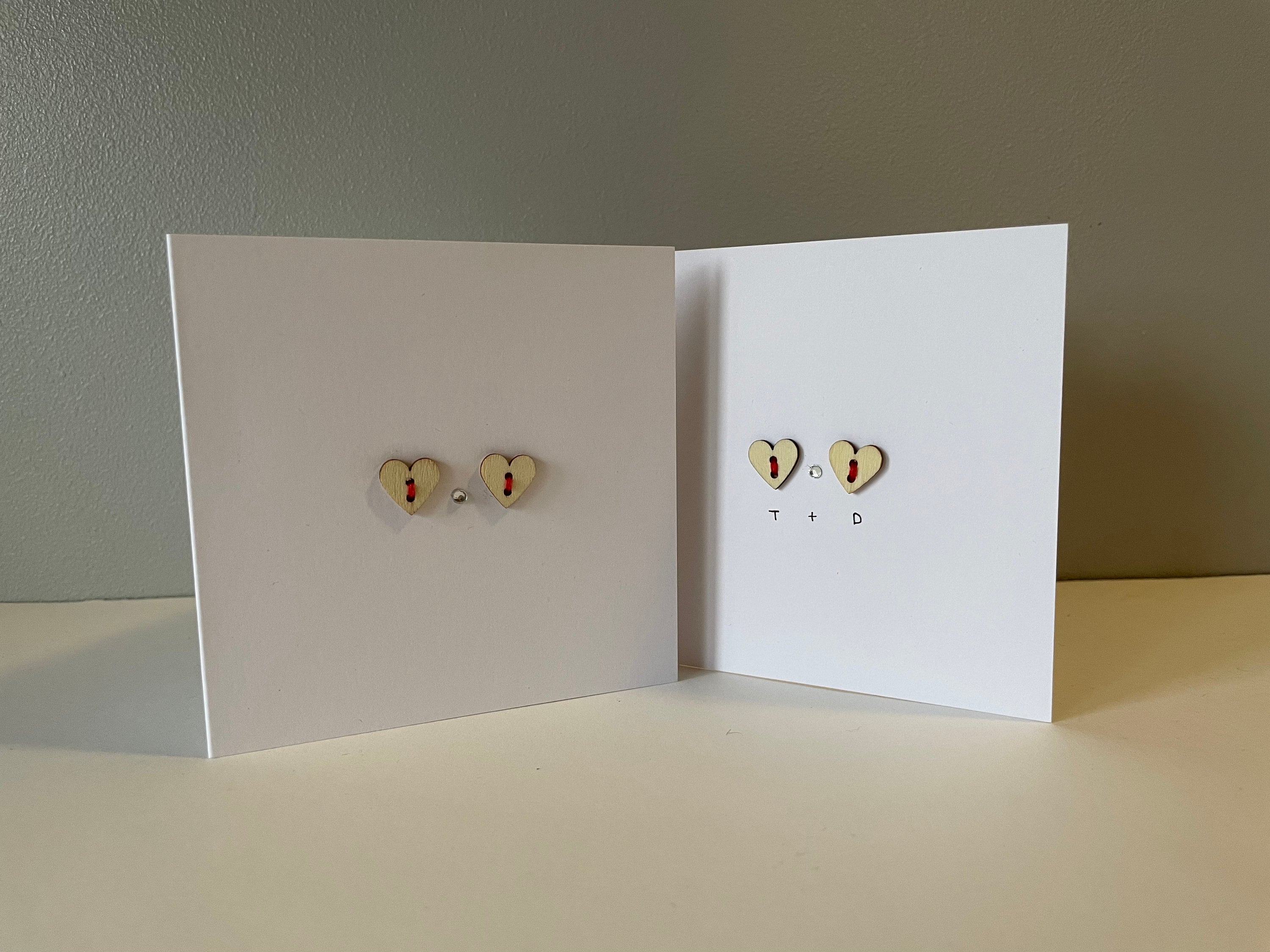 Mini Heart Personalised Handmade Luxury Valentines Day Mini Love ...