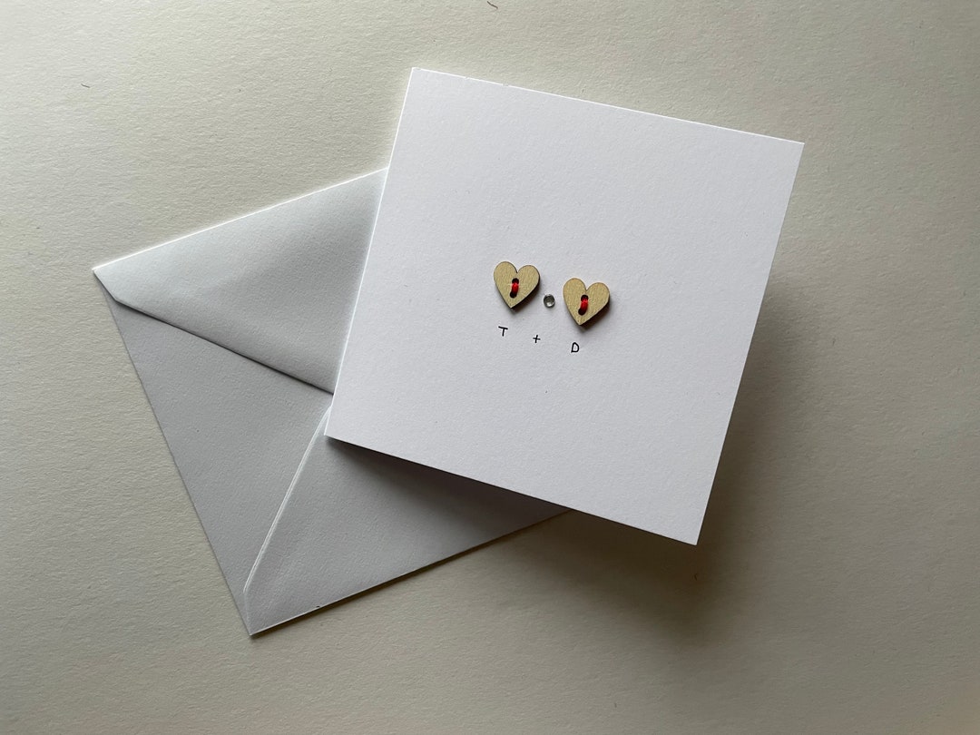 Mini Heart Personalised Handmade Luxury Valentines Day Mini Love ...