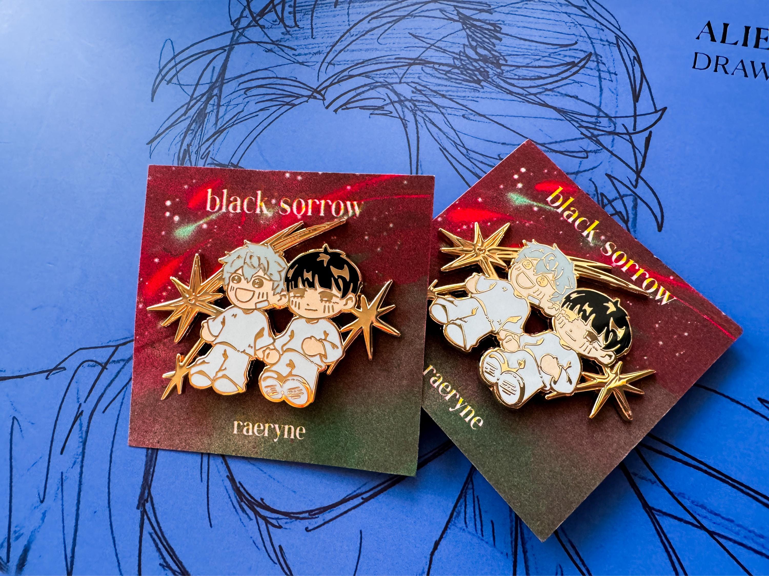 Alien Stage Ivantill Mizisua Meteor Shower Angel Devil Enamel Pin - Etsy