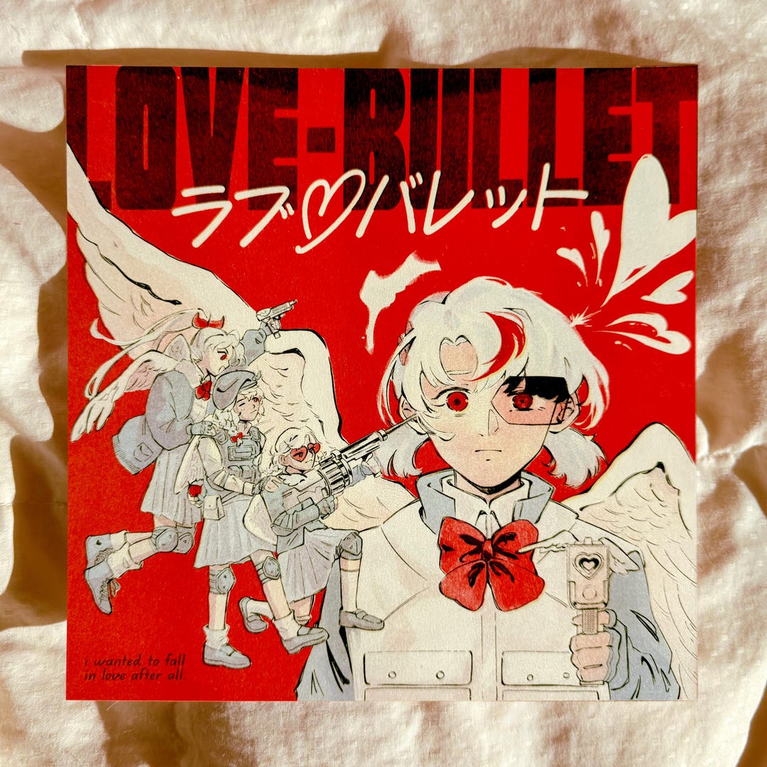 Love Bullet Riso Print - Etsy