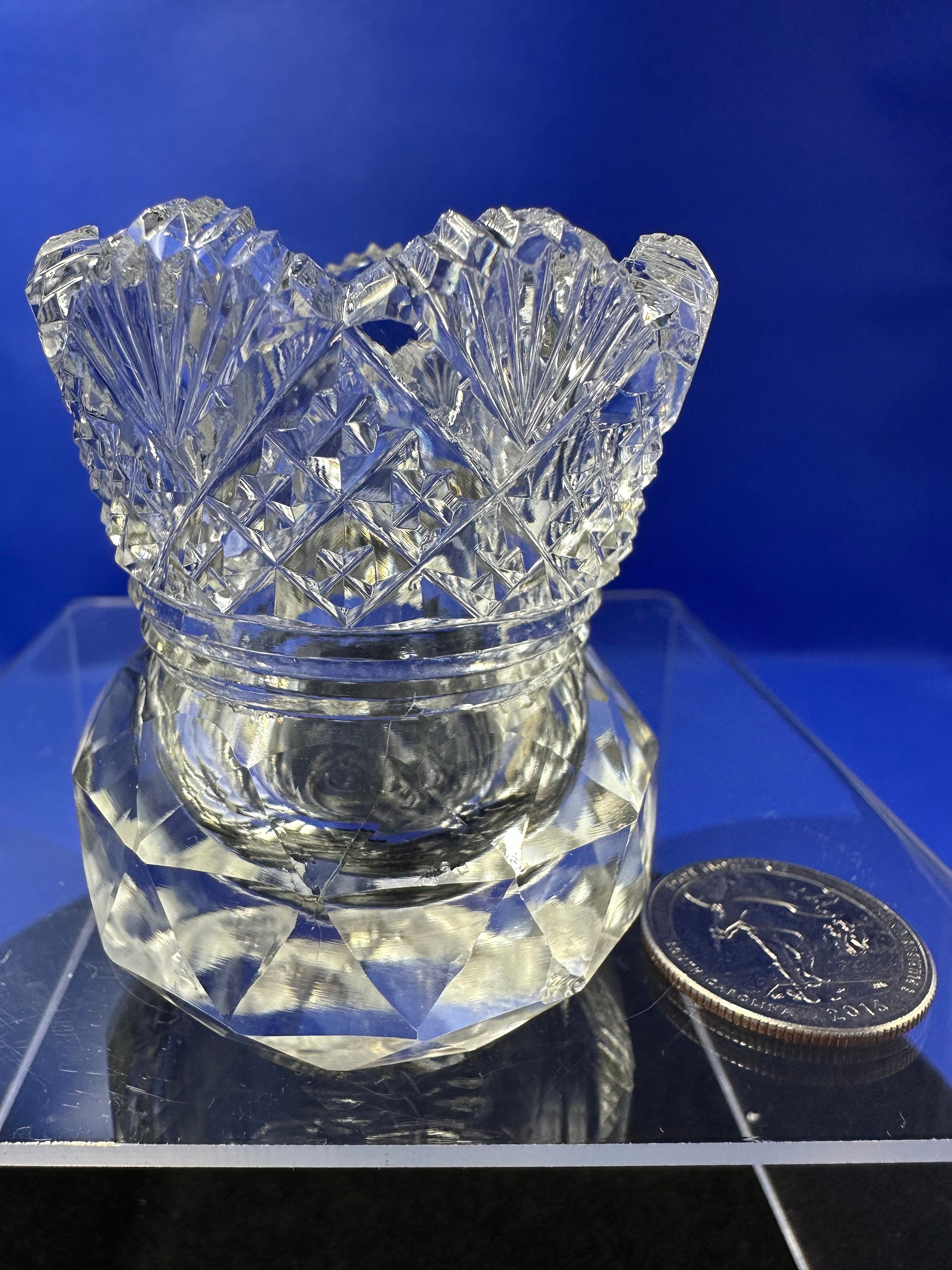 Antique Early American Pressed Glass Toothpick Holder - Etsy