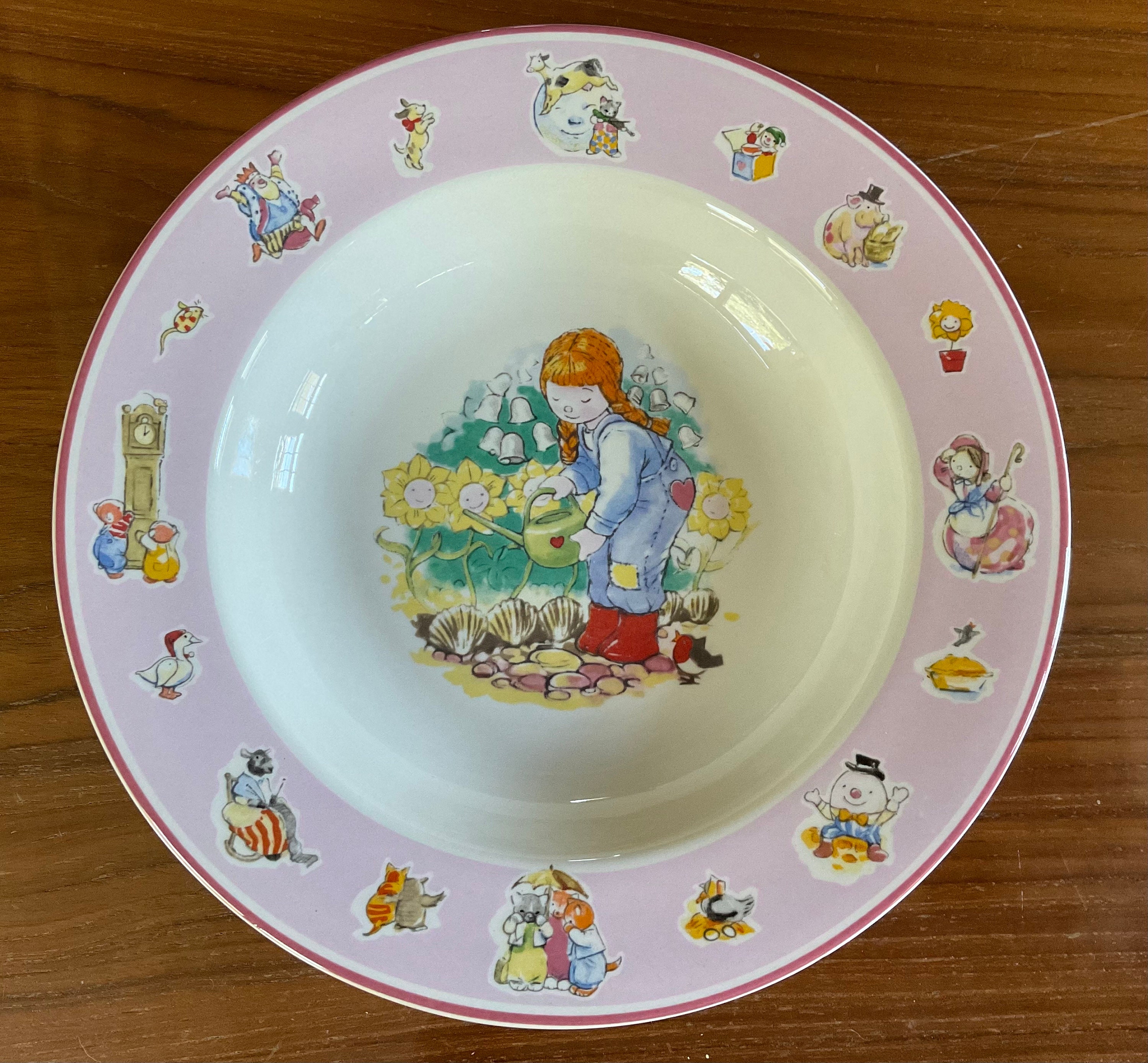 Vintage nursery Rhyme Collection by Aynsley 2 PC Childrens Set mug Bowl ...