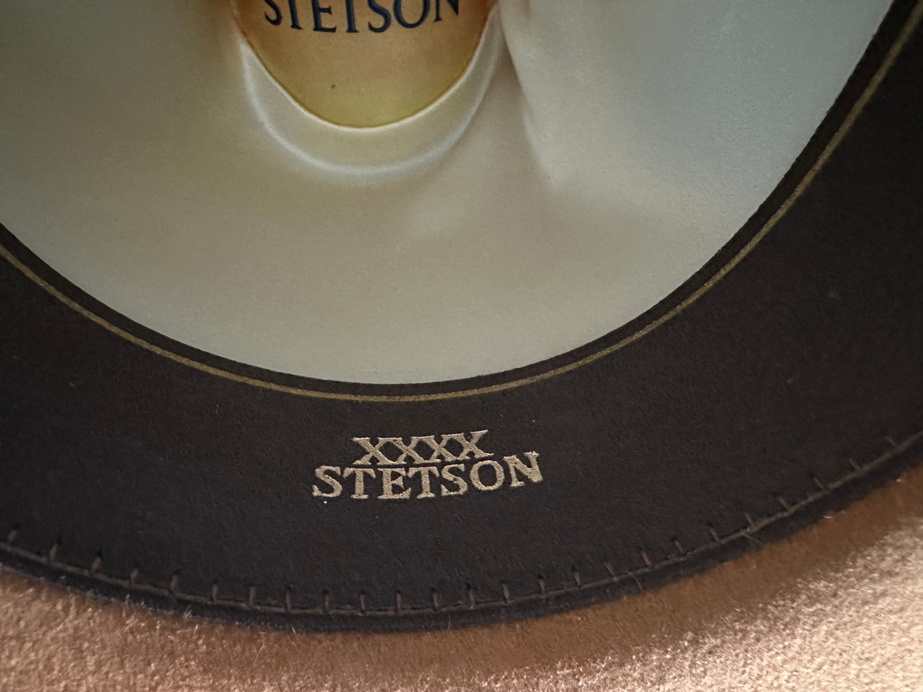 Vintage John B. Stetson Co 4X Beaver Cowboy Hat, Size 7 - Etsy