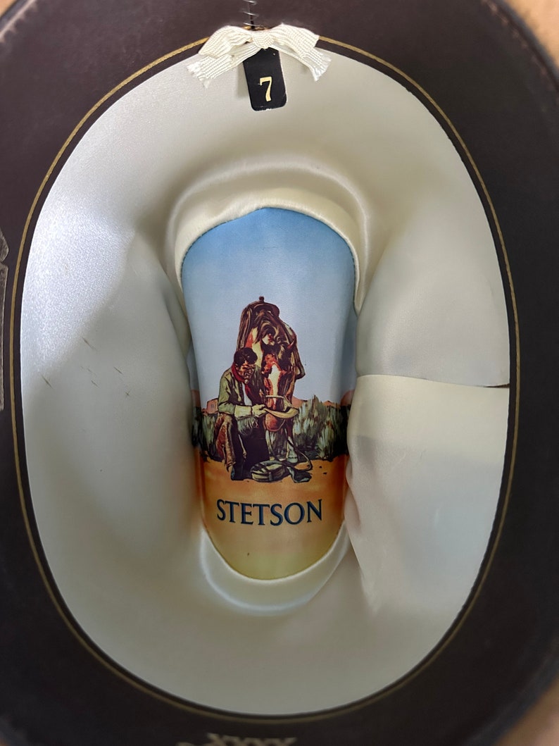 Vintage John B. Stetson Co 4X Beaver Cowboy Hat, Size 7 - Etsy