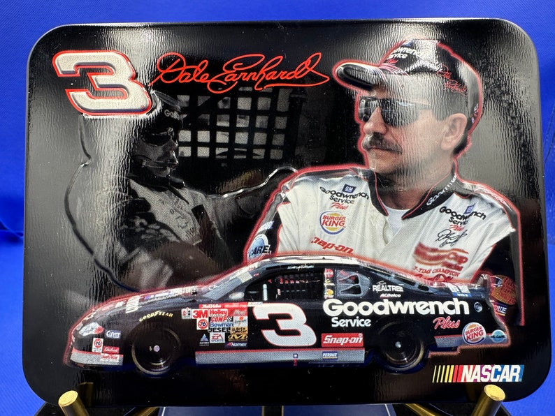 Dale Earnhardt Collectible Tin of Two Sets of Playing Cards (unused ...