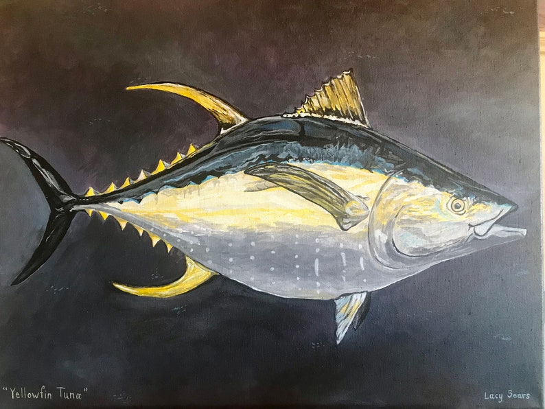 Yellowfin Tuna - Etsy