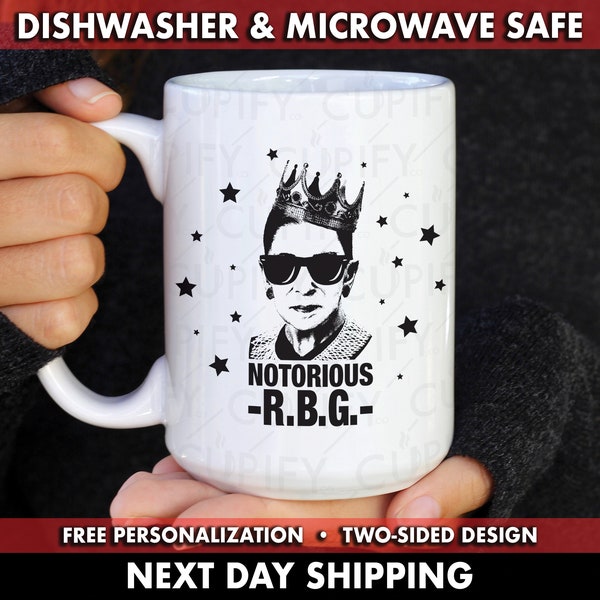 Notorious Rbg Mug - Etsy
