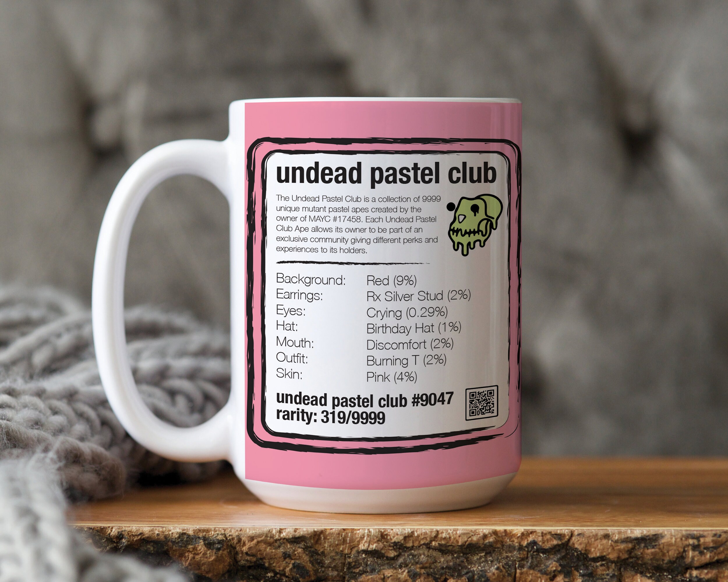 Your NFT on A Mug, Custom NFT Mug, Non Fungible Token Mug, Meme Mug ...