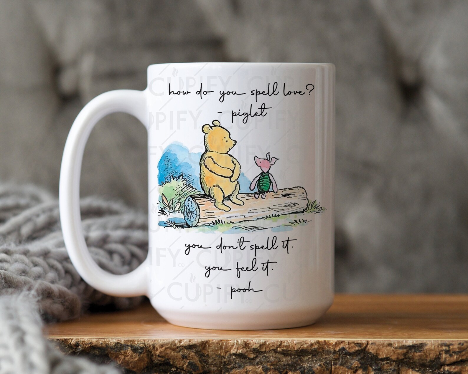 Winnie the Pooh Piglet Coffee Mug, Piglet Coffee Mug, Christmas Coffee ...