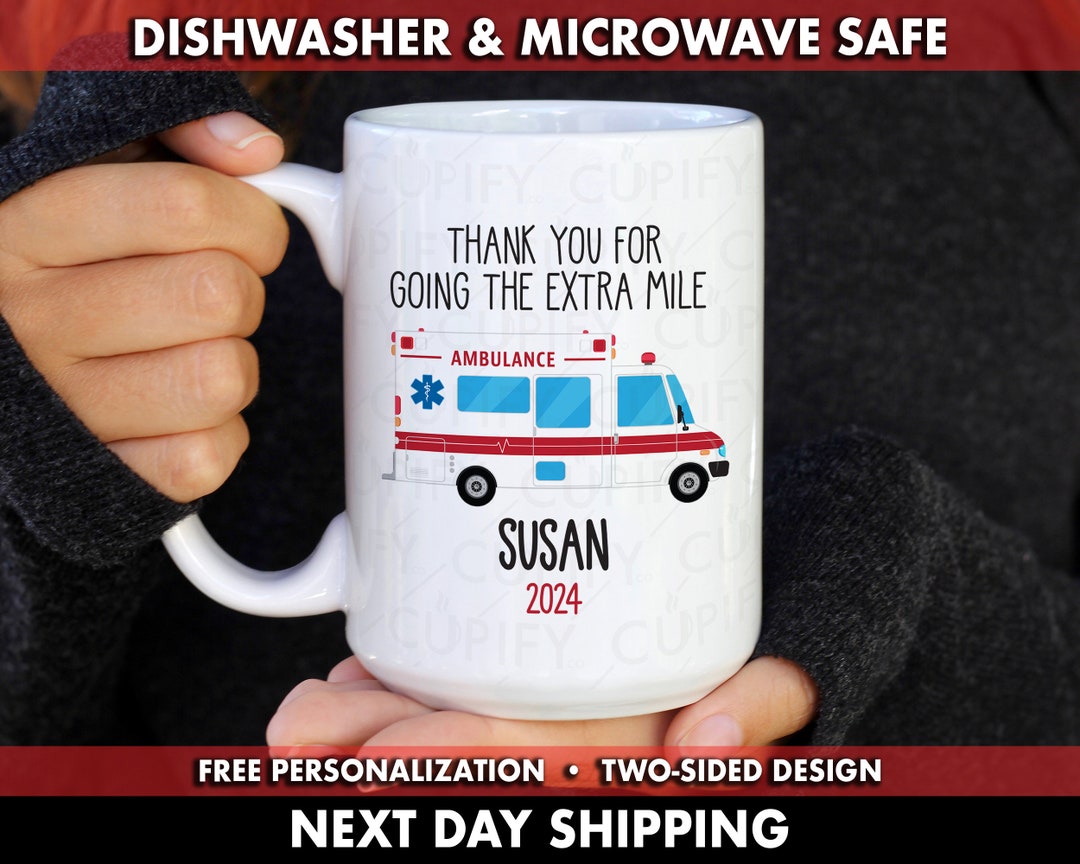 Paramedic Christmas Coffee Cup, Paramedic Coffee Cup, Ambulance Coffee ...