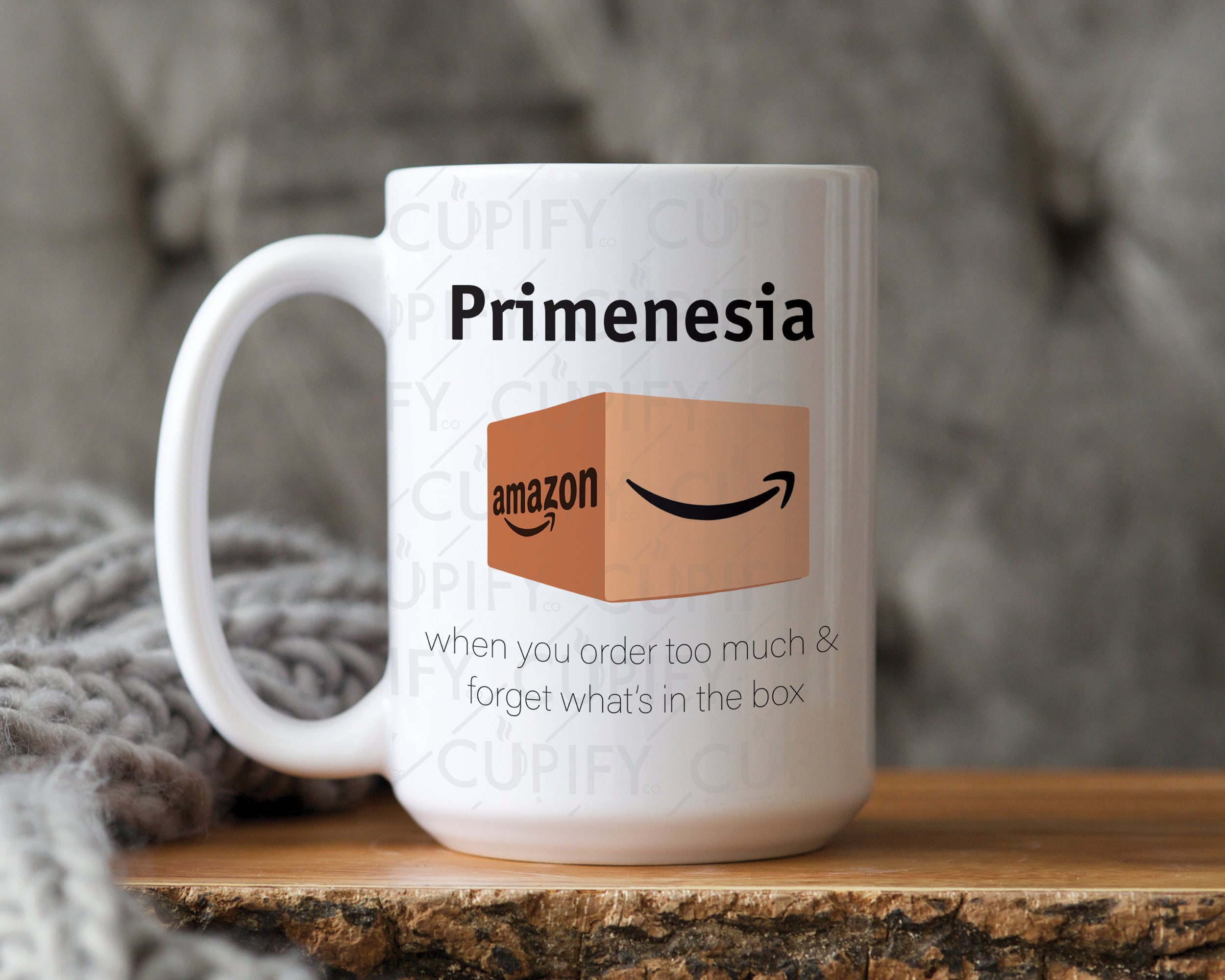 Primenesia Inspired Coffee Mug, Personalized Coffee Mug, Amazon Prime ...