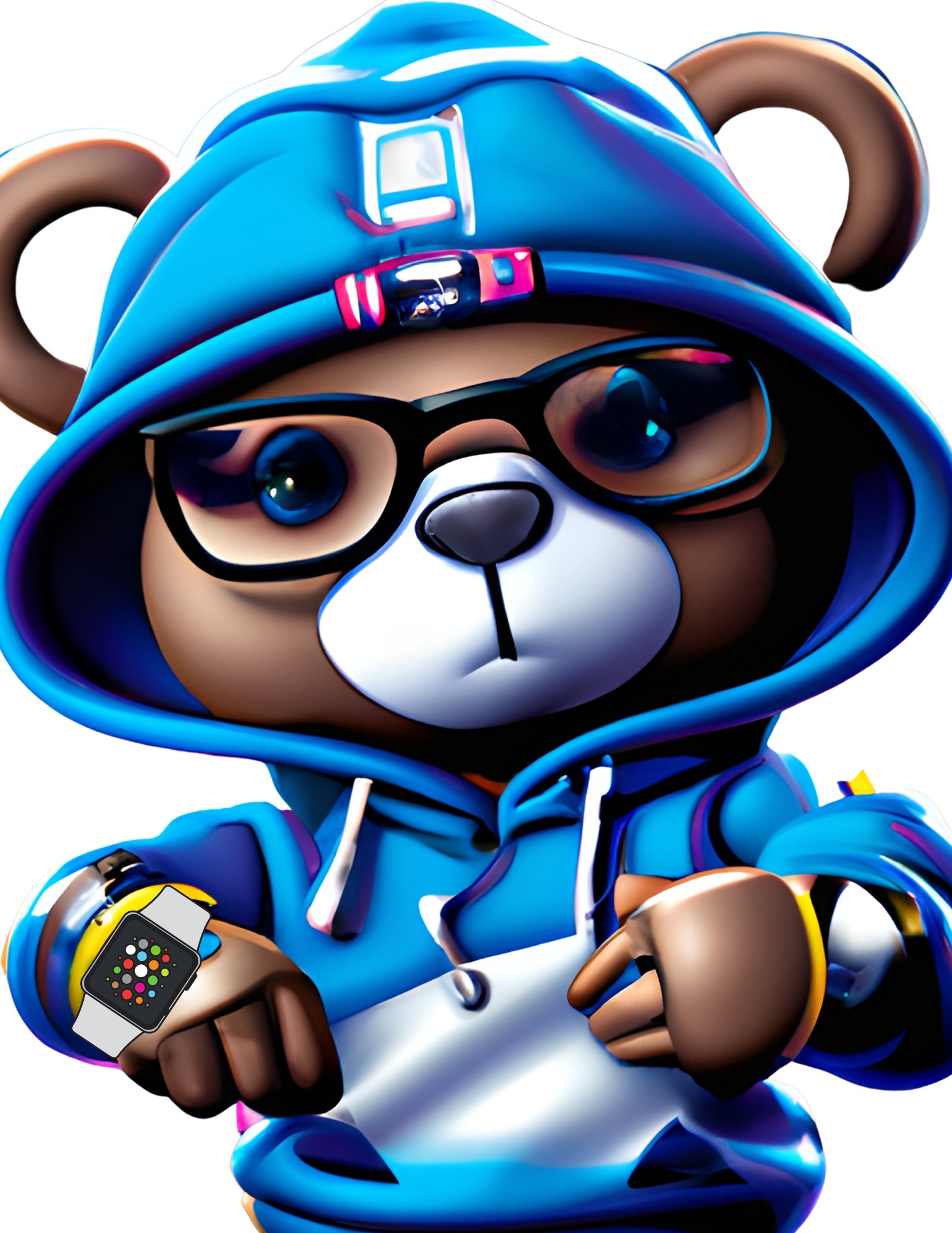 Hop Hip Bear Can Be Placed on Anything. What Will You Do With Him. - Etsy