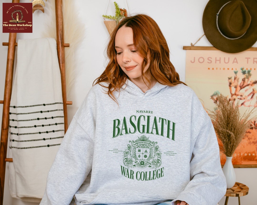 Basgiath War College Hoodie, Fourth Wing Hooded Sweatshirt, Official ...