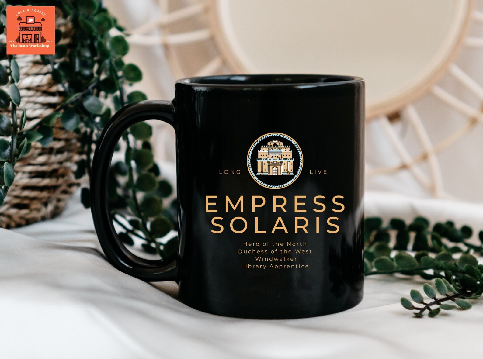 Air Awakens Merch, Empress Solaris Black Mug, Vhalla Yarl Glass Cup ...