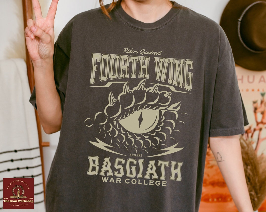 Fourth Wing Tee Shirt, Riders Quadrant Comfort Colors T-shirt, Official ...