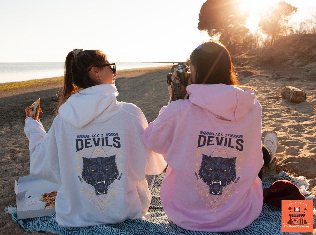 Crescent City Hoodie, Pack of Devils Hooded Sweatshirt, Back Print ...