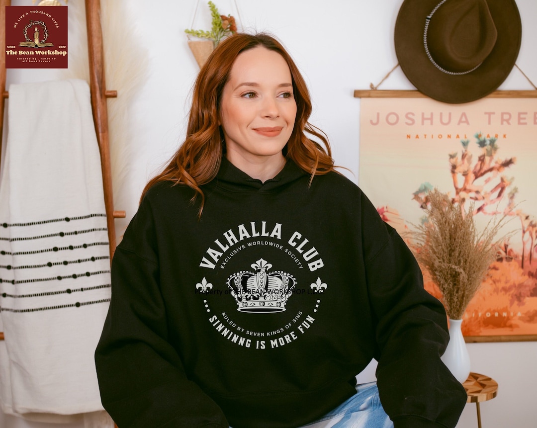 Valhalla Club Hoodie, Kings of Sin Sweater, Official Ana Huang Merch ...