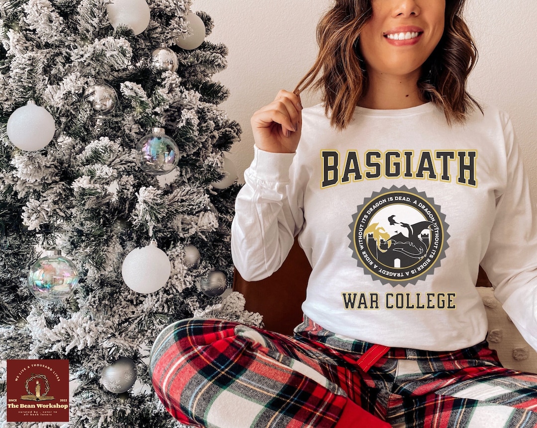 Fourth Wing Shirt, Basgiath War College Long Sleeve Shirt, Official ...