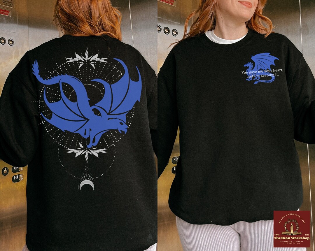 Two-sided Xaden Riorson's Dragon Mark Sweater, Fourth Wing Reading ...