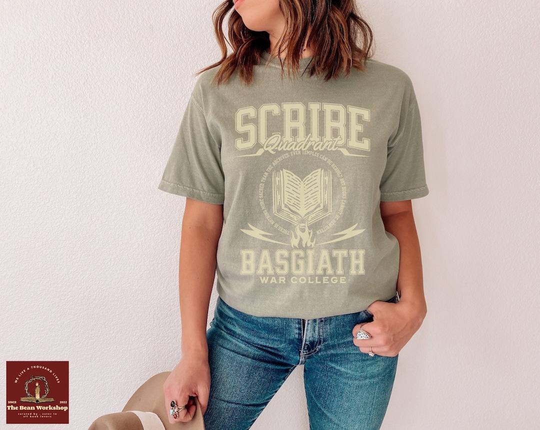 Scribe Quadrant Tee Shirt, Fourth Wing Comfort Colors T-shirt, Official ...