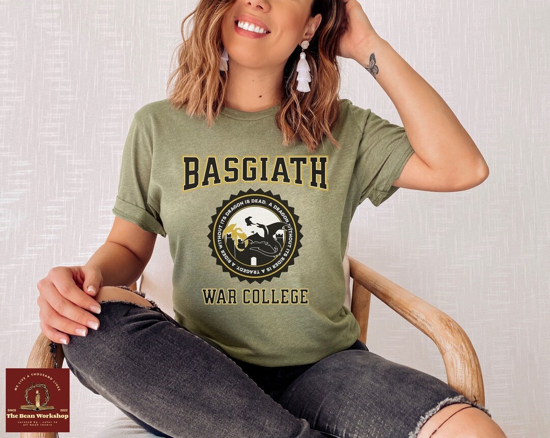 Fourth Wing Shirt, Basgiath War College Tee, Official Rebecca Yarros ...