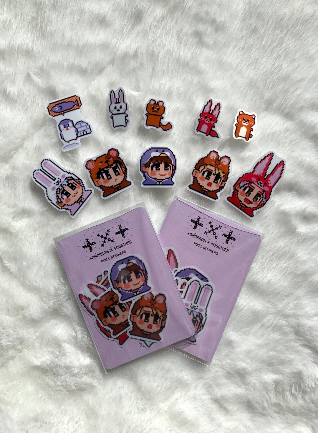 TXT Pixel Sticker TXT Pixel Characters Blue Hour Stickers - Etsy Canada