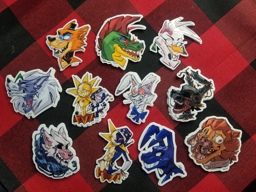 Five Nights at Freddy's Security Breach/ruin Stickers - Etsy