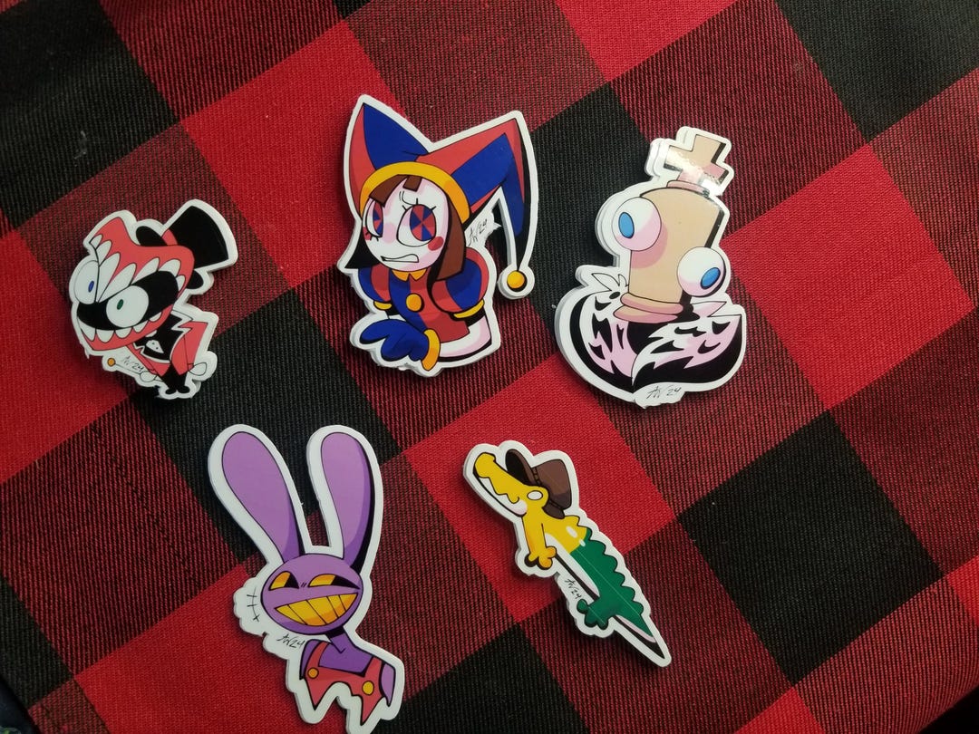 The Amazing Digital Circus Stickers - Etsy