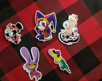 Pomni Sticker | 4” TADC the Amazing Digital Circus Stickers | Glossy ...