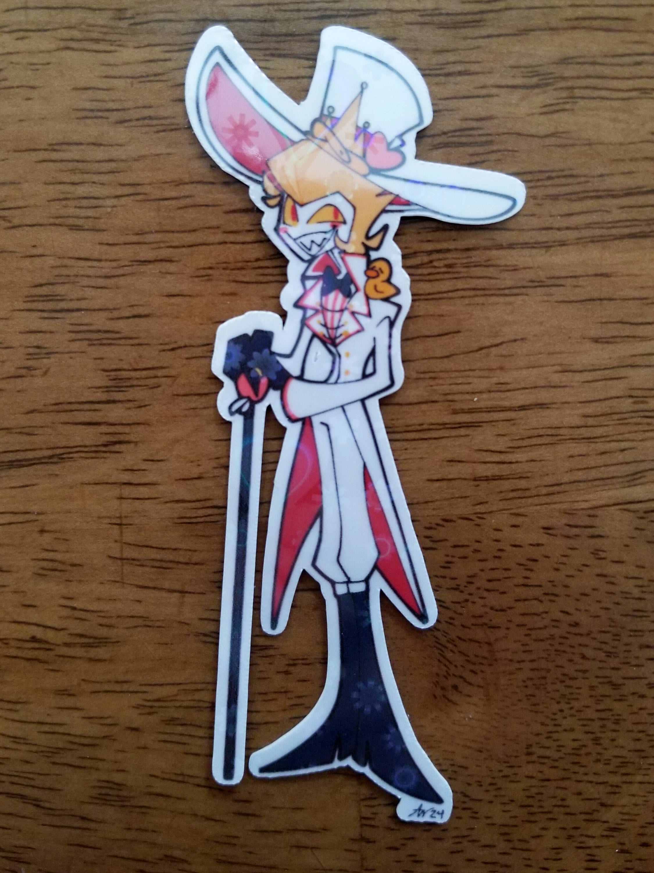 Holographic Hazbin Hotel Stickers Main Cast - Etsy