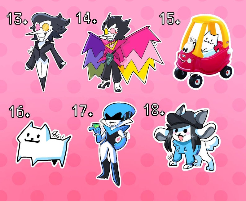 DELTARUNE Chapter 2 Stickers - Etsy