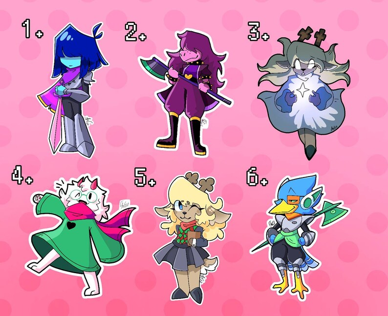 DELTARUNE Chapter 2 Stickers - Etsy