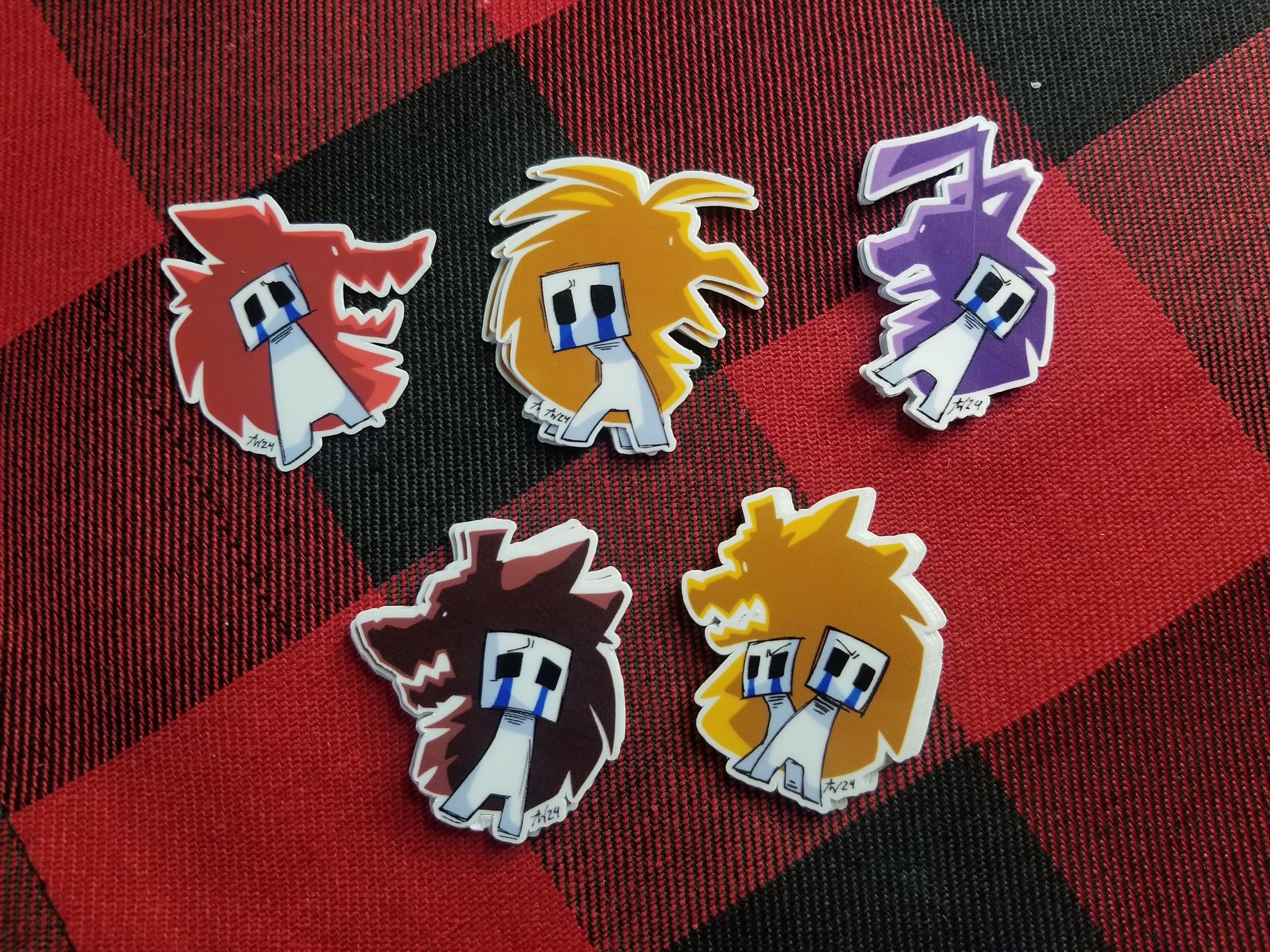 Five Nights at Freddy's Animatronic Soul Stickers - Etsy
