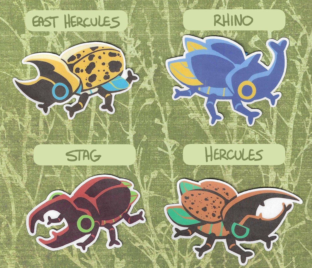 Beetle Stickers - Etsy