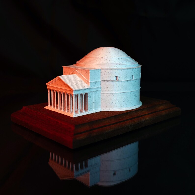 The Roman Pantheon - 3D Printed Model - Etsy